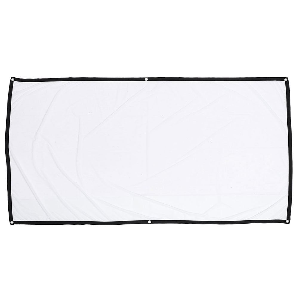 HOKARUA Movie Projection Curtain Folding Projector Screen Polyester ...