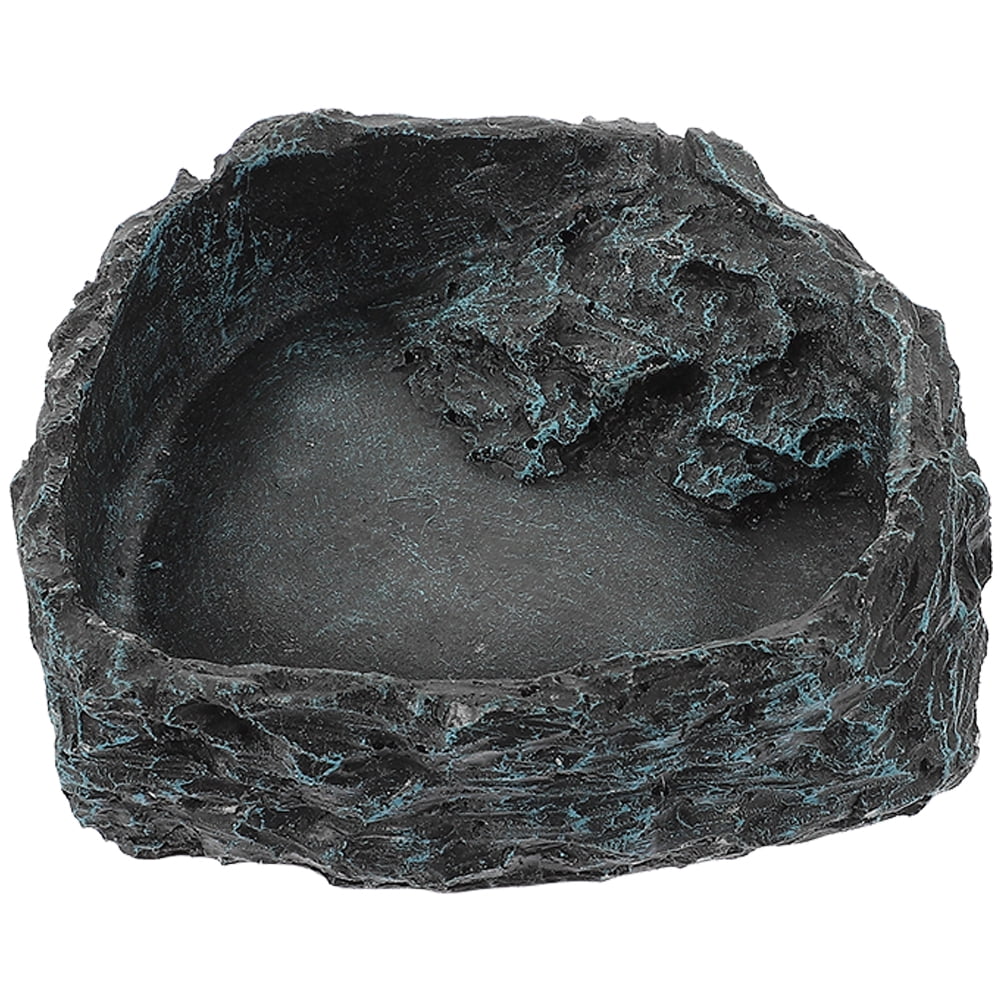 HOKARUA Reptile Water Dish Food Bowl Worm Feeder Reptile Dish Feed ...