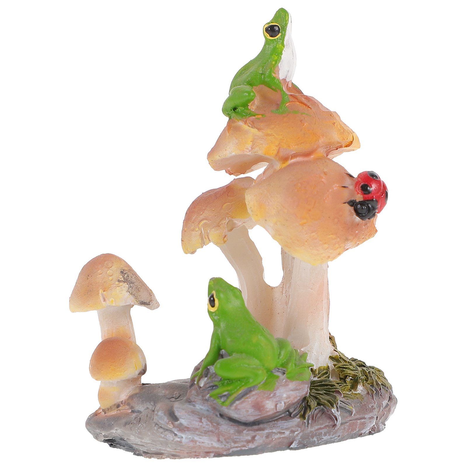 HOKARUA Resin Frog Statue Delicate Frog Ornament Garden Frog Figurine ...