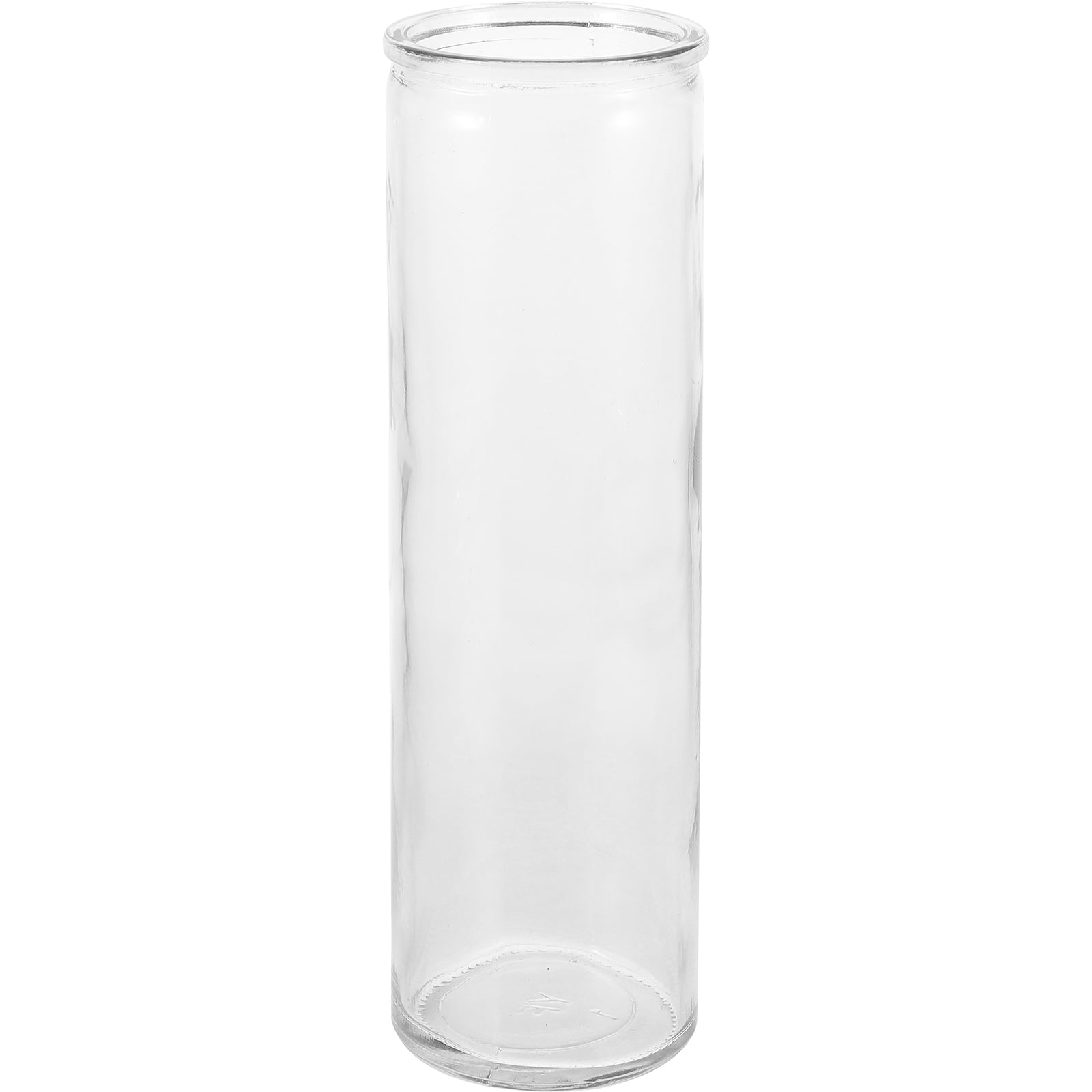 CRAFTHROU Cylinder Glass Candlestick Holders Religious Places Blessing ...