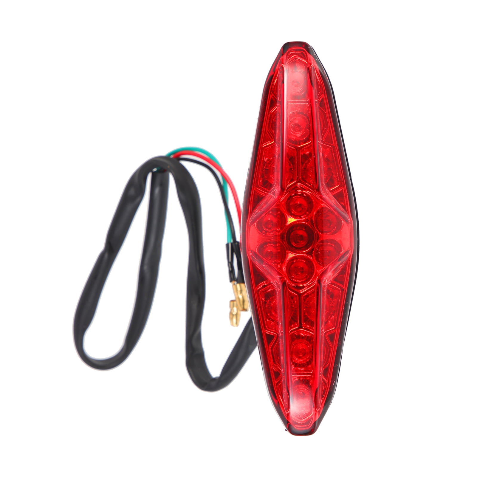 HOKARUA Universal Motorcycle Retro Brake Practical Rear Tail Lamp 12V ...