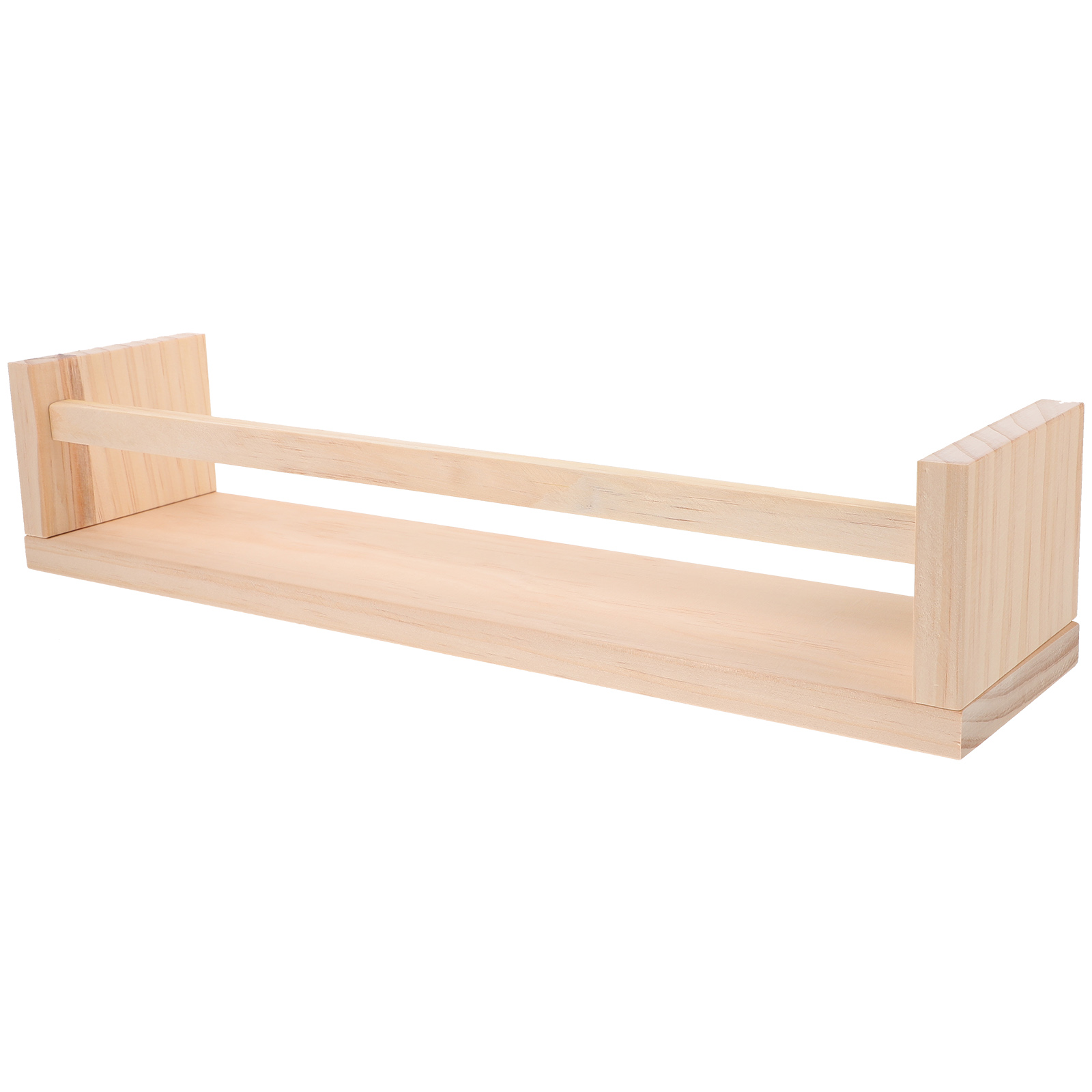 HOKARUA Wall Mounted Wall Rack Wooden Wall Shelf Book Storage Shelf ...