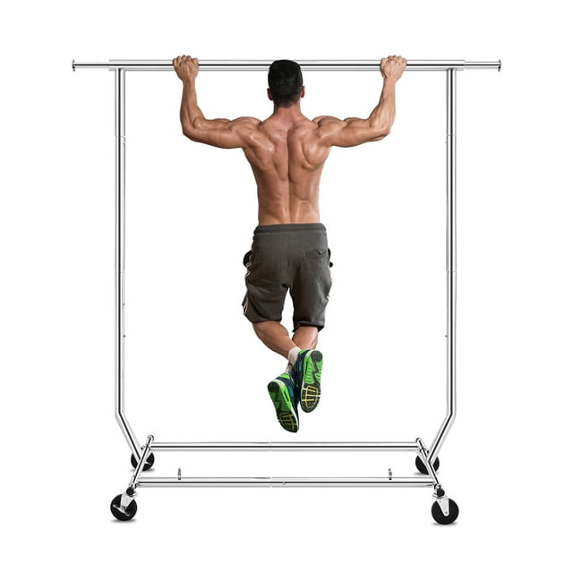 HOKEEPER 250 Lbs Heavy Duty Garment Rack Rolling Clothes Rack for ...