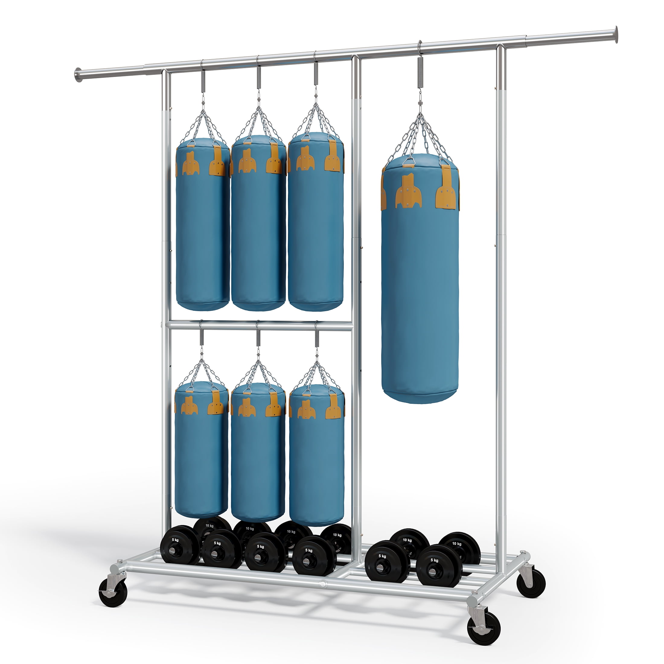 HOKEEPER 460lbs Clothing Garment Rack Rolling Clothes Rack with Wheels ...