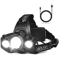 HOKOILN Rechargeable Headlamp - High Lumen, Waterproof, Adjustable for ...