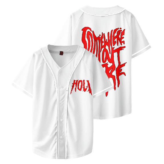 HOL! Merch BASEBALL JERSEY Harajuku Thin button Baseball Men/Women Baseball Jersey For Fan ...
