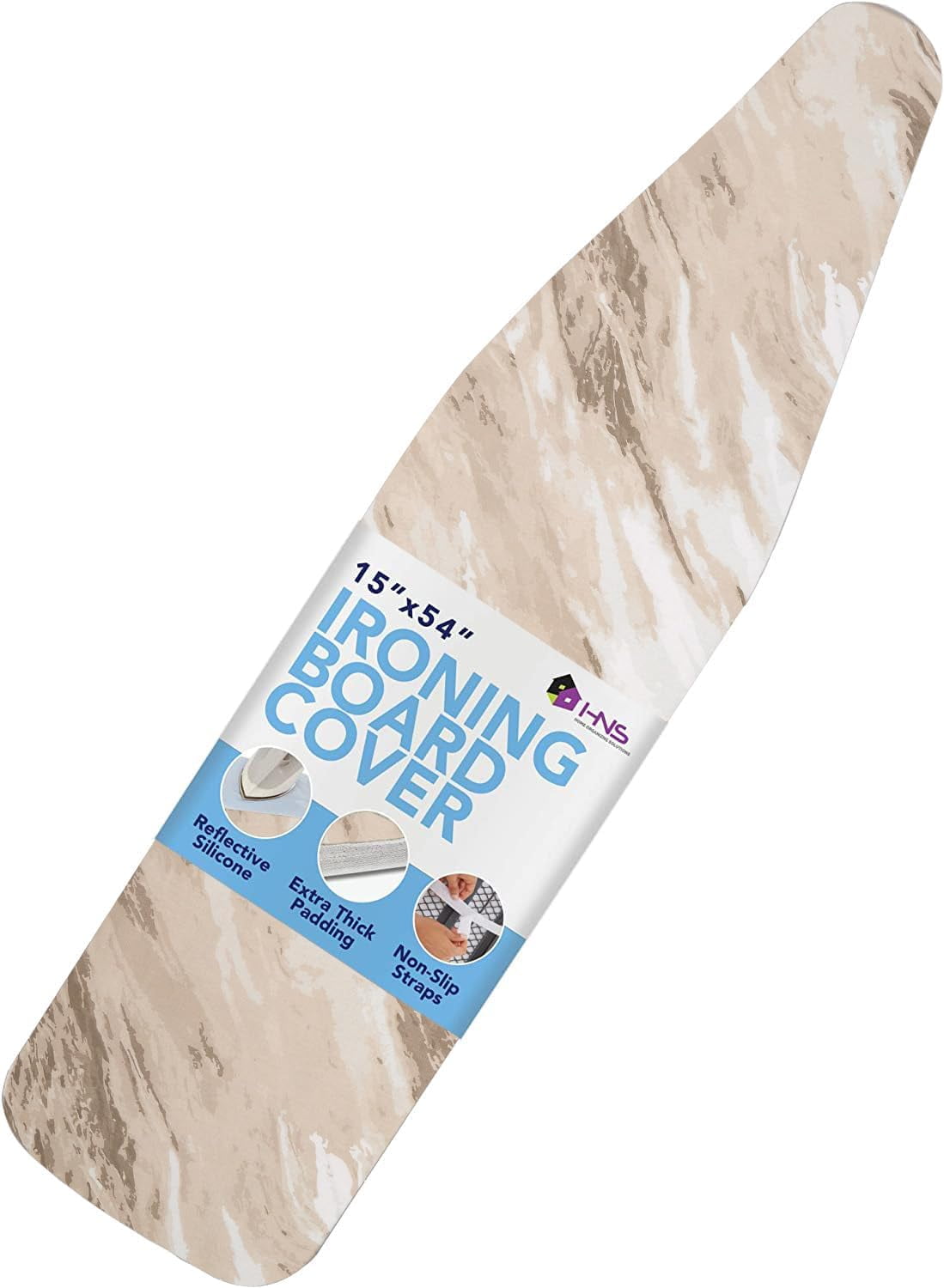 "HOLDN’ STORAGE Ironing Board Cover and Pad - 15"" x 54"", Heat ...