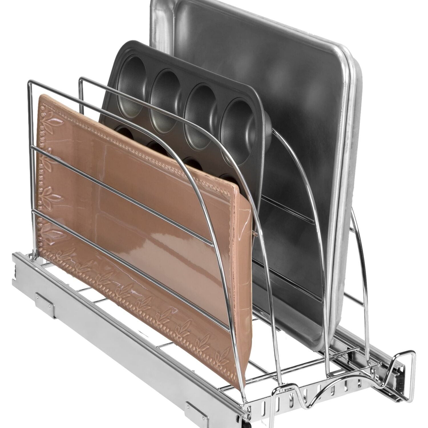 HOLDN’ STORAGE Pull Out Organizer for Cookie Sheet, Cutting Board ...