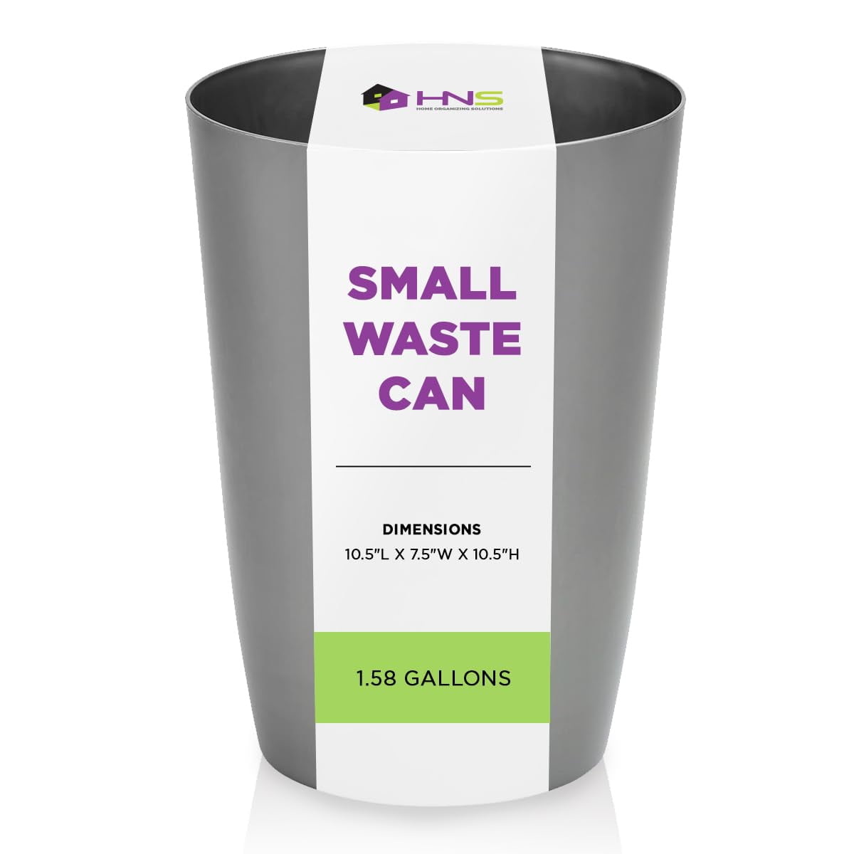 HOLDN’ STORAGE Small Trash Can - 1.58 Gallon Open Top Waste Bin ...