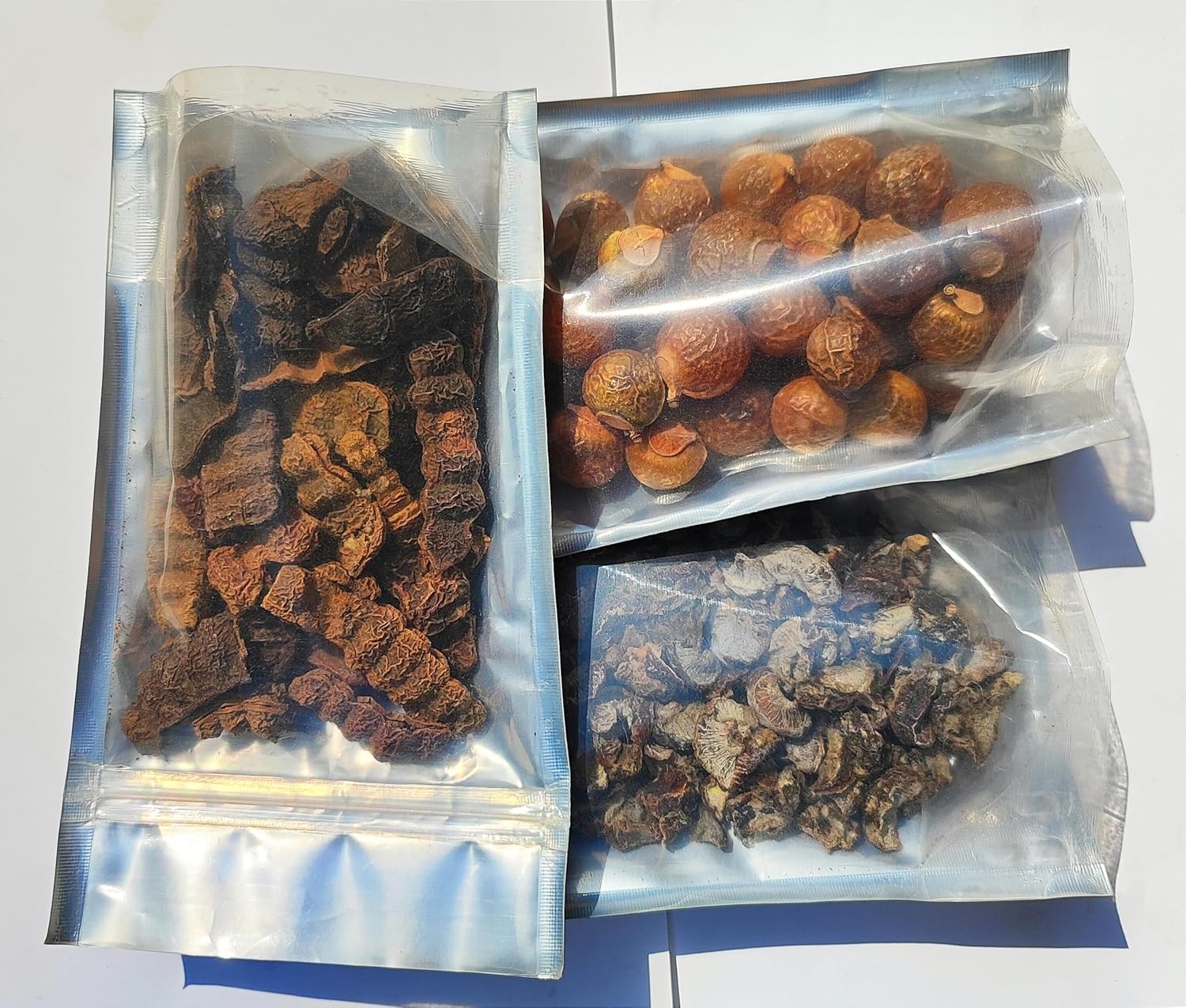 HOLIC STORE Dry AmlaReethaShikakai Raw Form for Hair Care Combo ...
