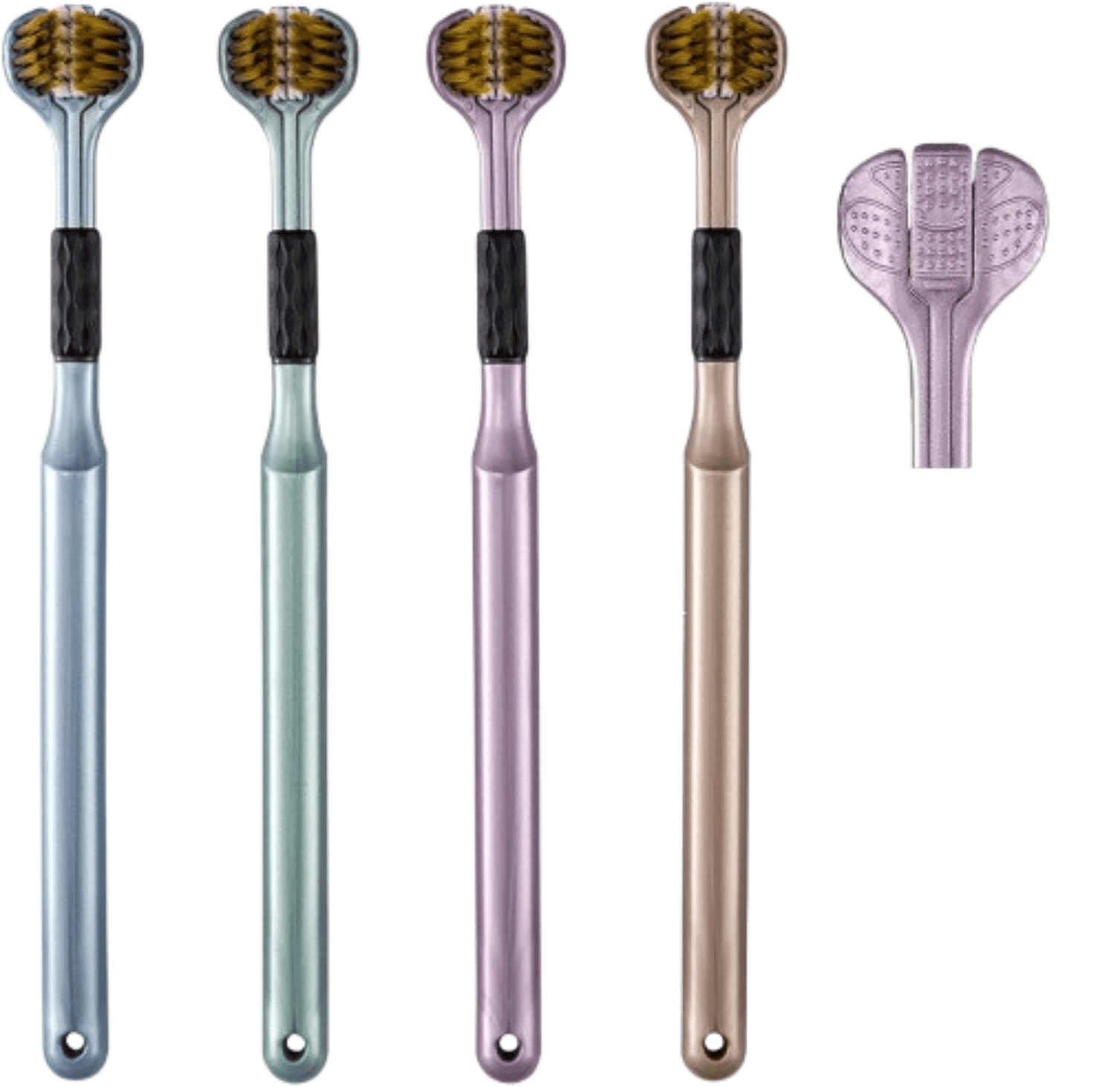 HOLIYO Classic 3-Sided Toothbrush New Tri-Head Various Angle Cleaning ...