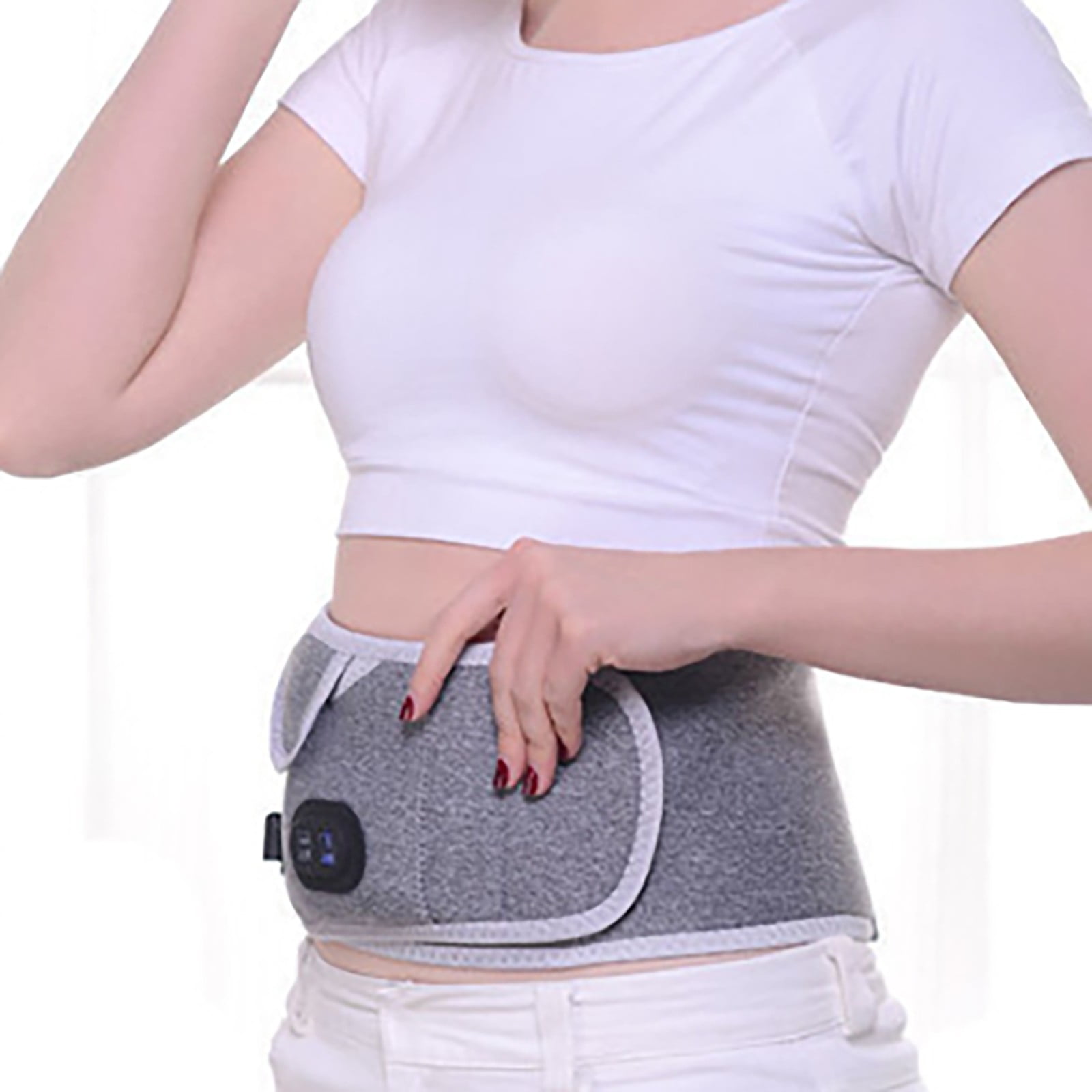 HOLIYO Classic Heated Waist Belt Cordless Heating Pad For Lower Back ...