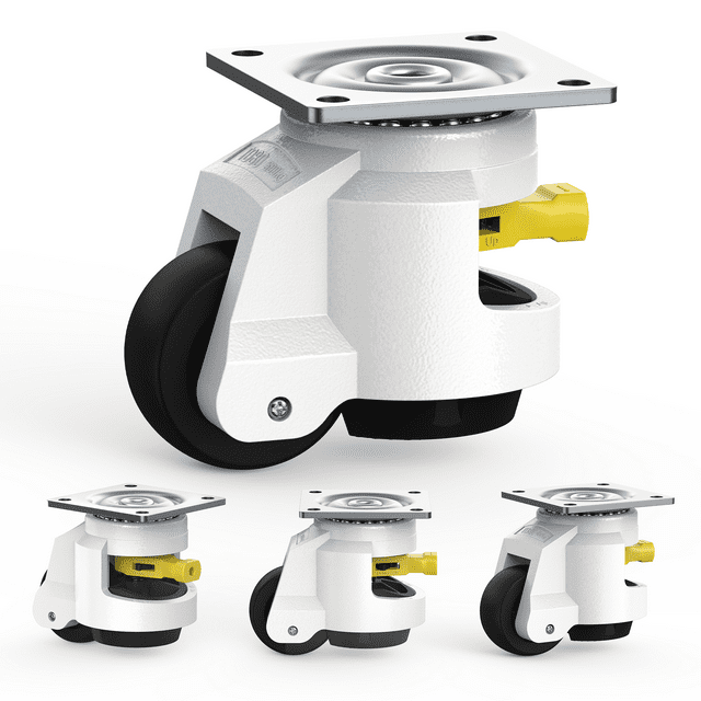 HOLKIE Leveling Caster Wheels set of 4,Heavy Duty Industrial Workbench ...