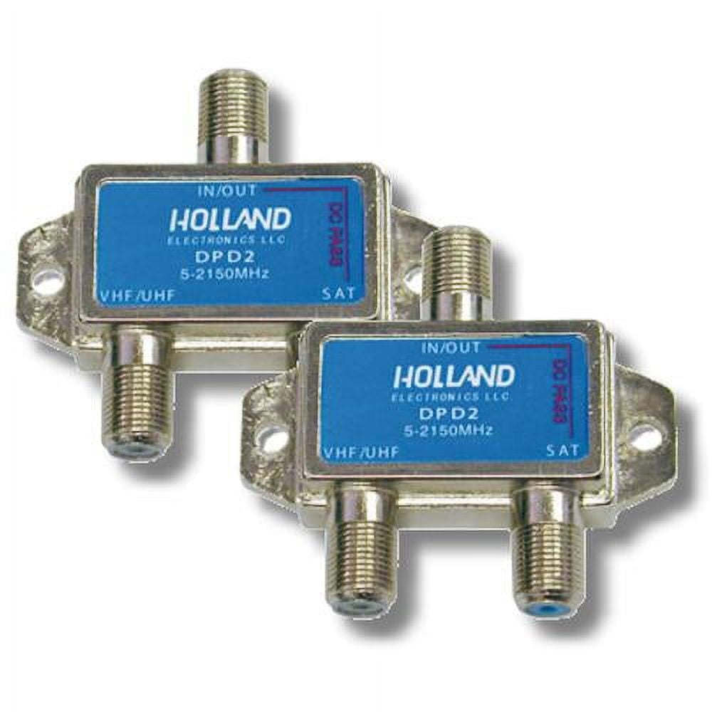HOLLAND DPD2 Satellite Diplexer, 2 Amp DC Power Pass Thru, Combines OTA ...