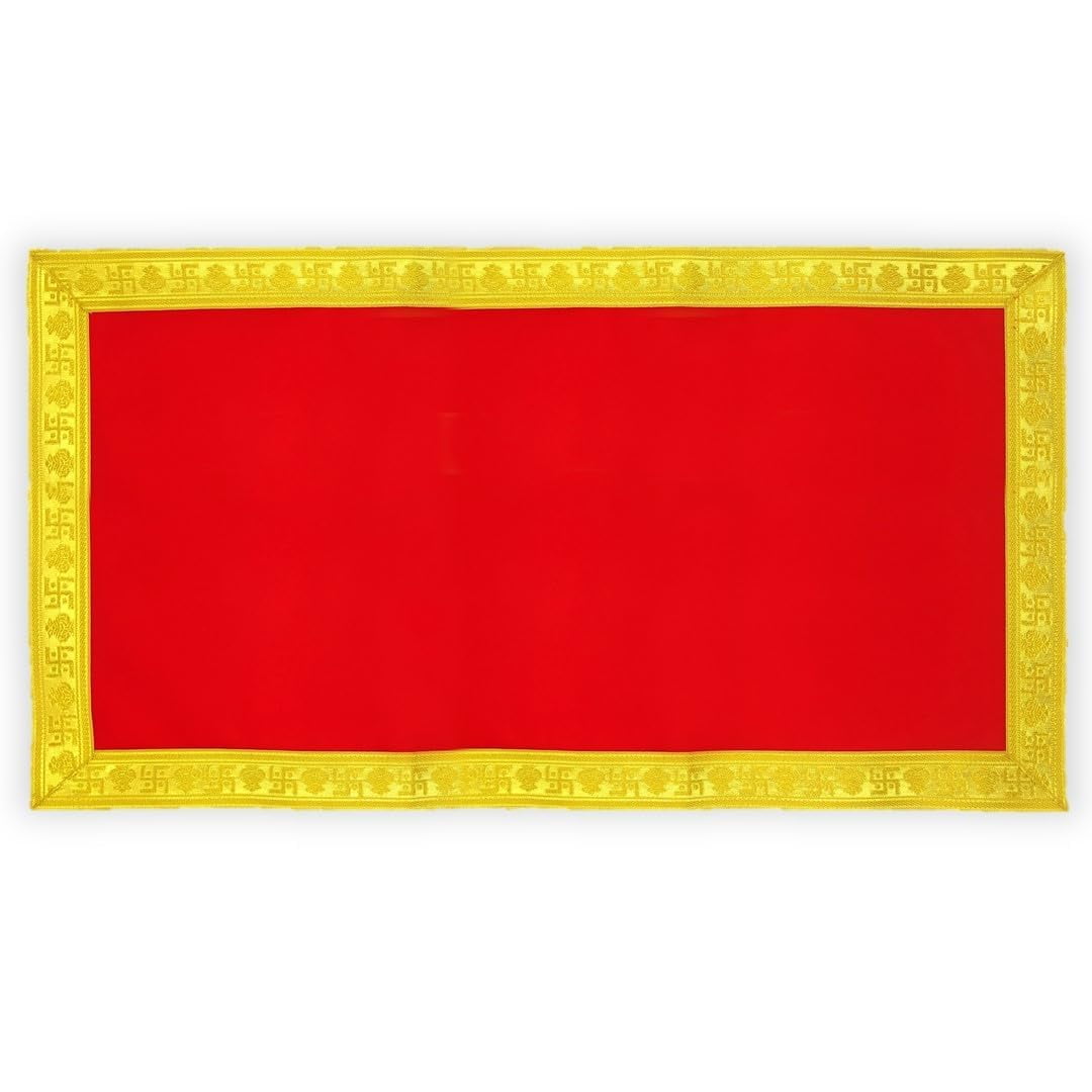 HOLLIO Velvet Pooja Aasan Cloth Puja Chowki Aasan Kapda Mat for Puja ...