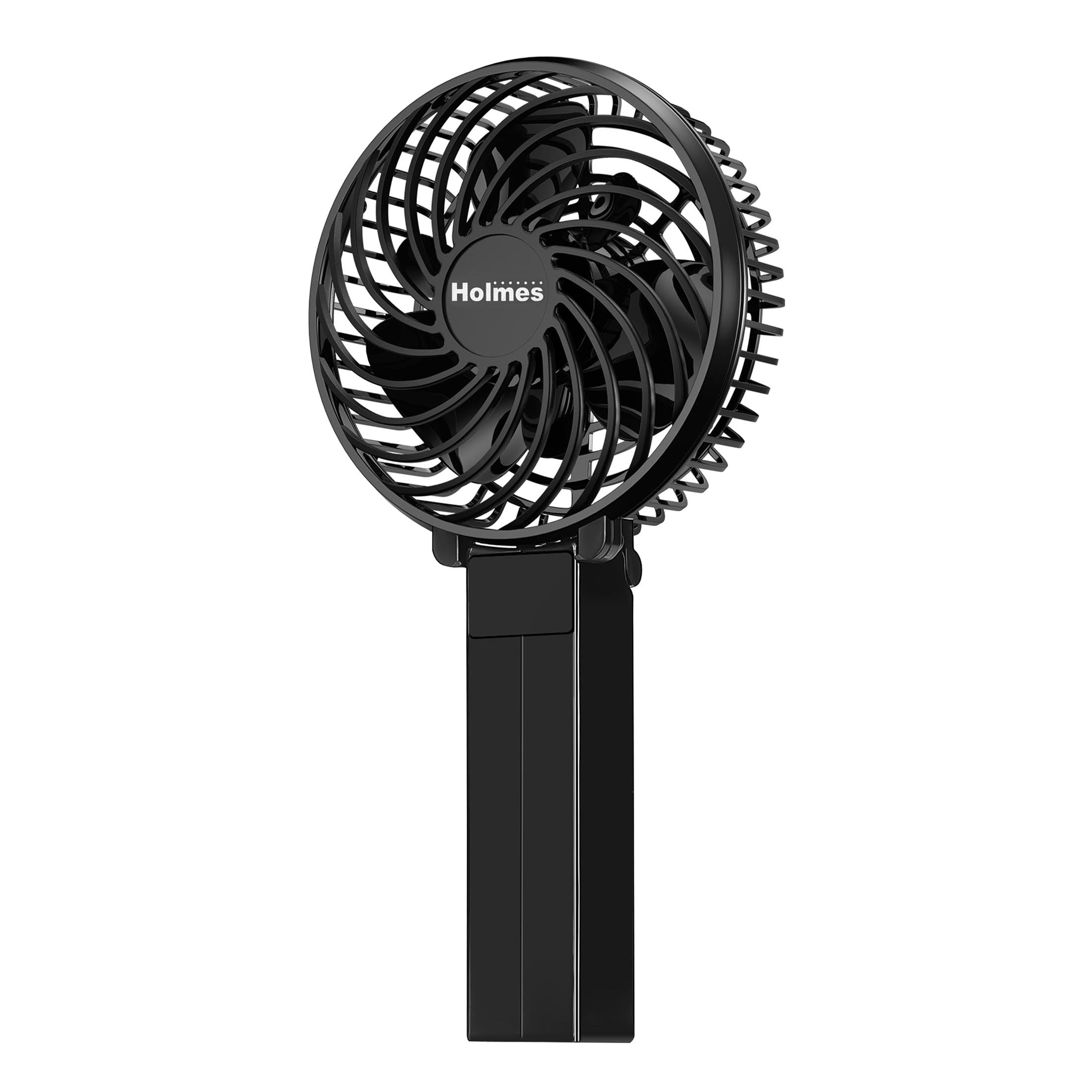 Holmes 4" Rechargeable Handheld Fan, 3-Speed, USB-C, 180° Tilt ...