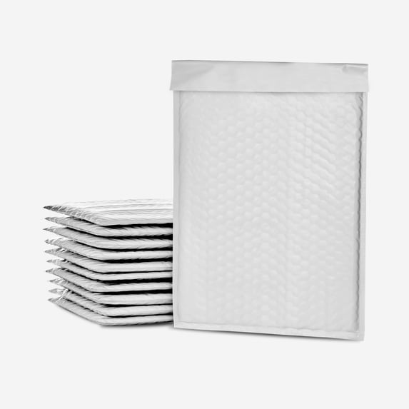 HOLPACK 8.5 In. x 12 In. (Size 2) Poly Bubble Mailers, 100-pack MADE IN ...