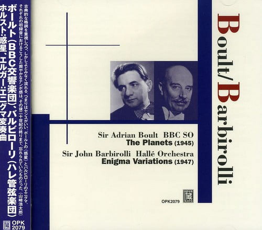 HOLST: THE PLANETS OP. 32; ELGAR: ENIGMA VARIATIONS OP. 36 / BOULT ...