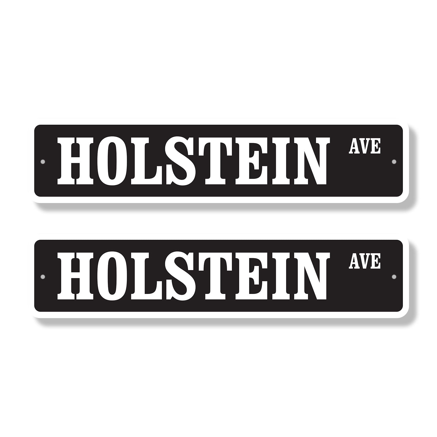 HOLSTEIN Classic Street Sign (2 Pack) cattle dairy milk farmer farm ...