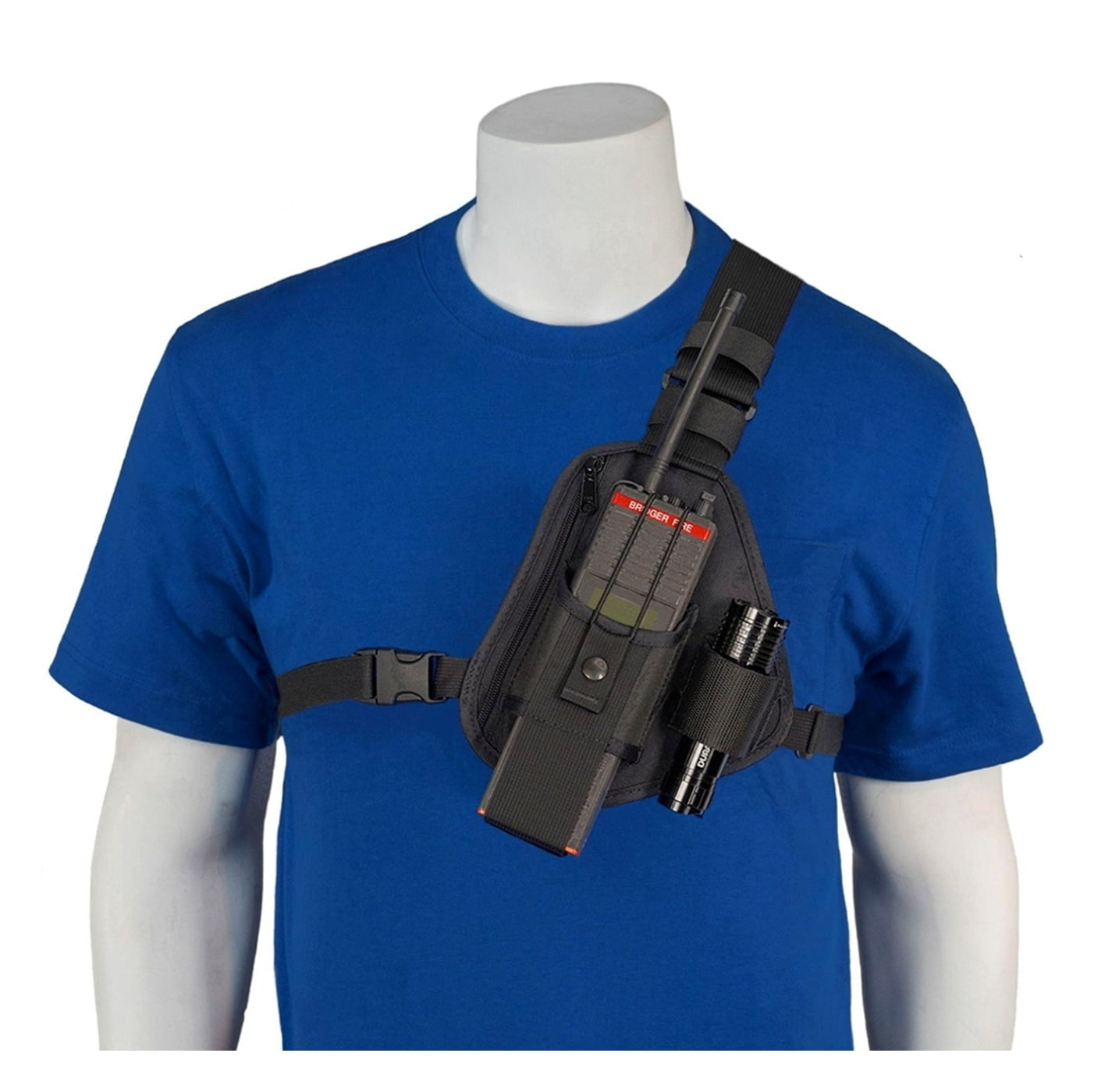 HOLSTERGUY RCH-101U Universal Radio Chest Harness Shoulder Holster Pack ...
