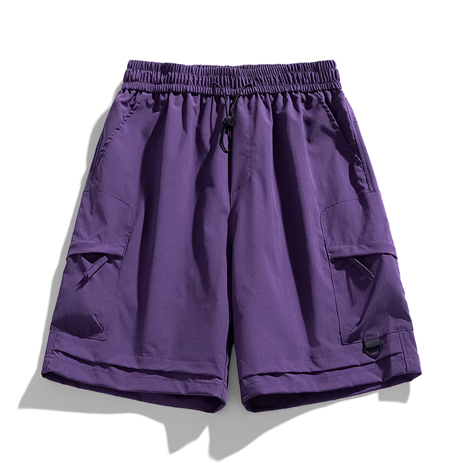 HOMADLES Casual Shorts for Men, Men's Shorts Elastic Waist Stretch Quick Dry Drawstring ...