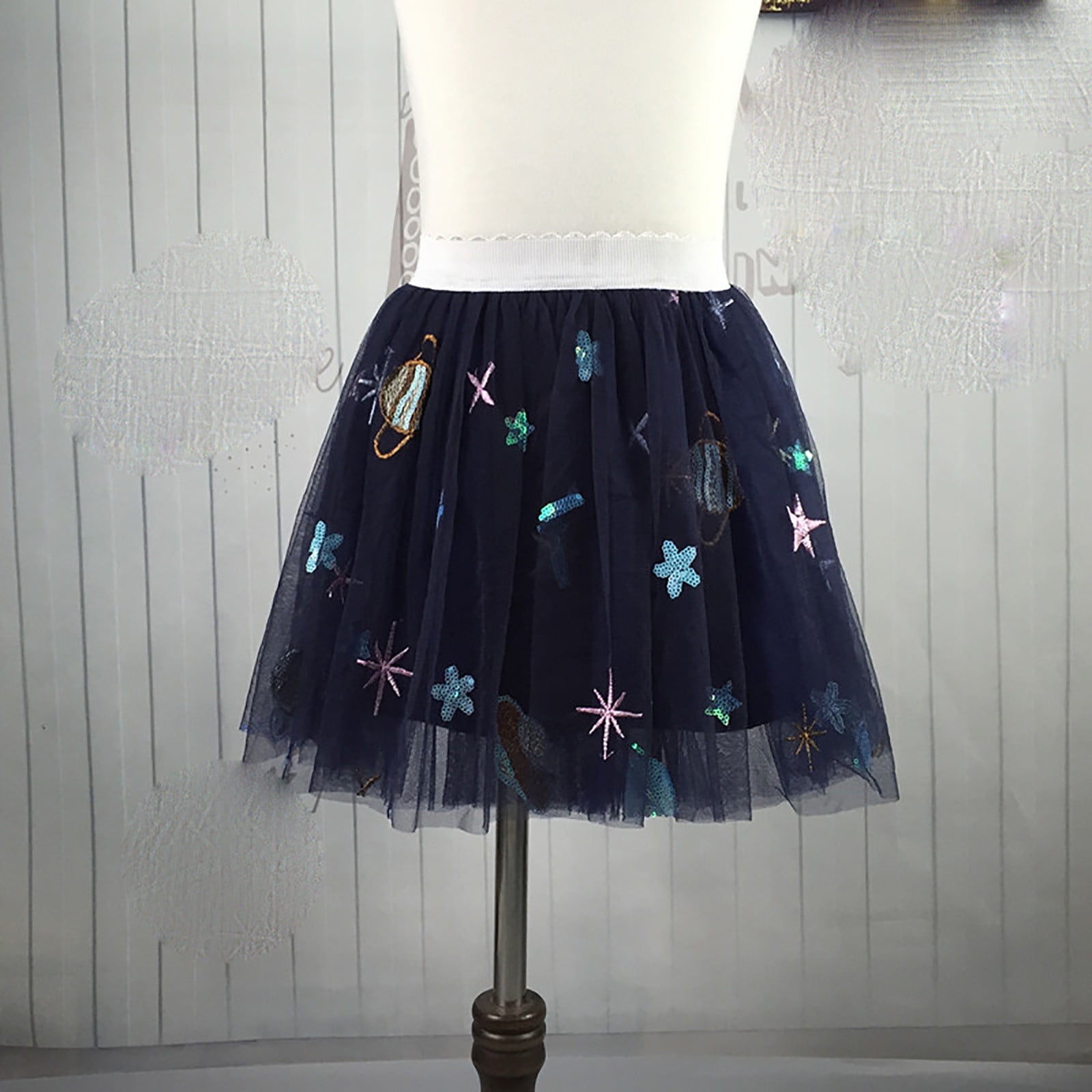 HOMADLES Girls Princess Skirts Girls Leisure Skirts High Waist A Line ...