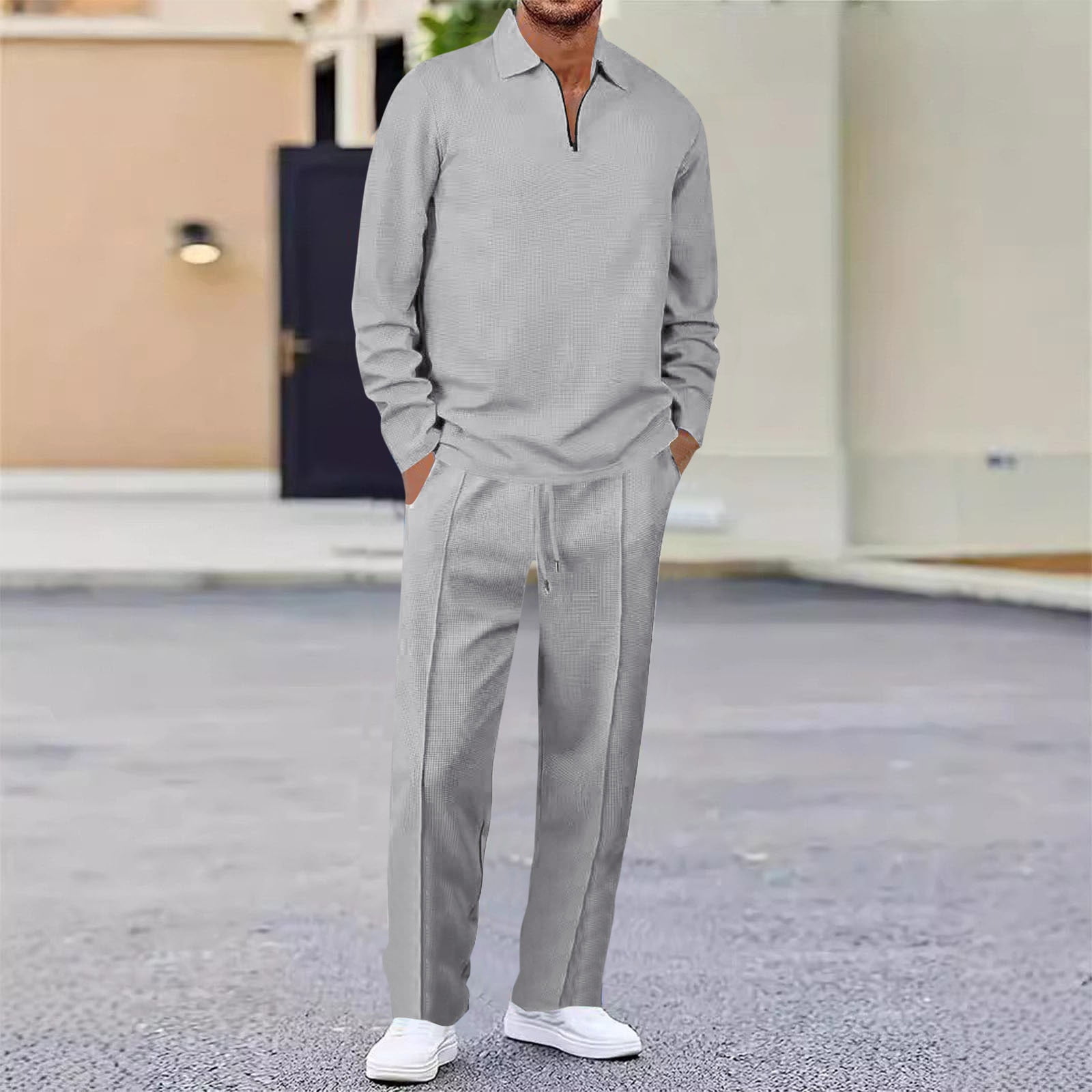 HOMADLES Men's Tracksuits 2Pcs Set, Tracksuit Men Casual Zipper ...