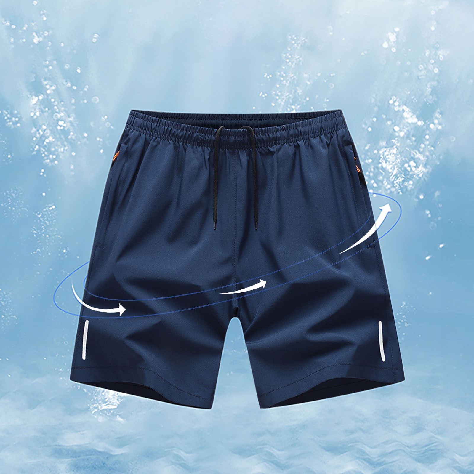 HOMADLES Mens Casual Shorts Breathable Thin Straight Straight Shorts ...