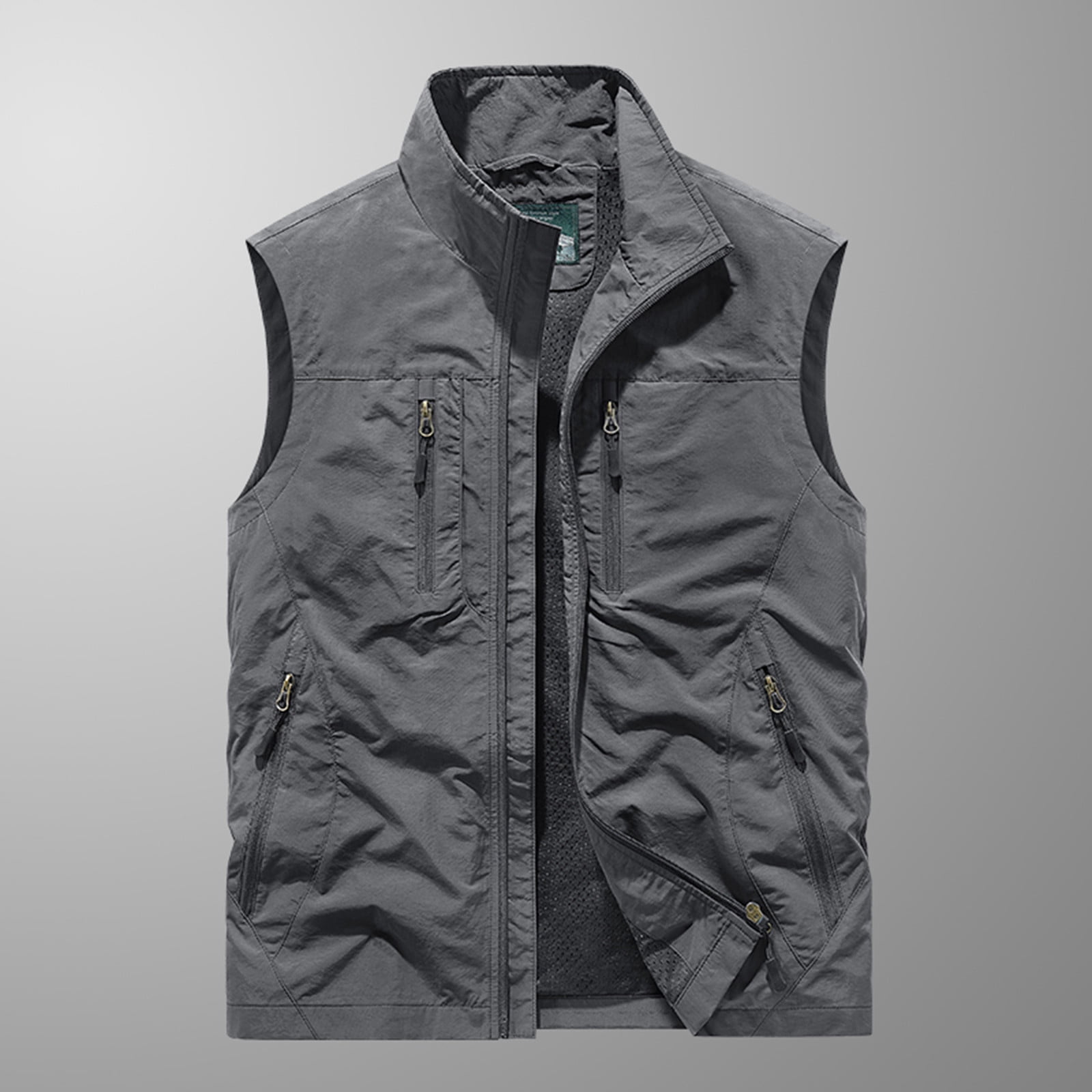 HOMADLES Mens Fashion Jacket, Mesh Zipper Lightweight and Breathable ...