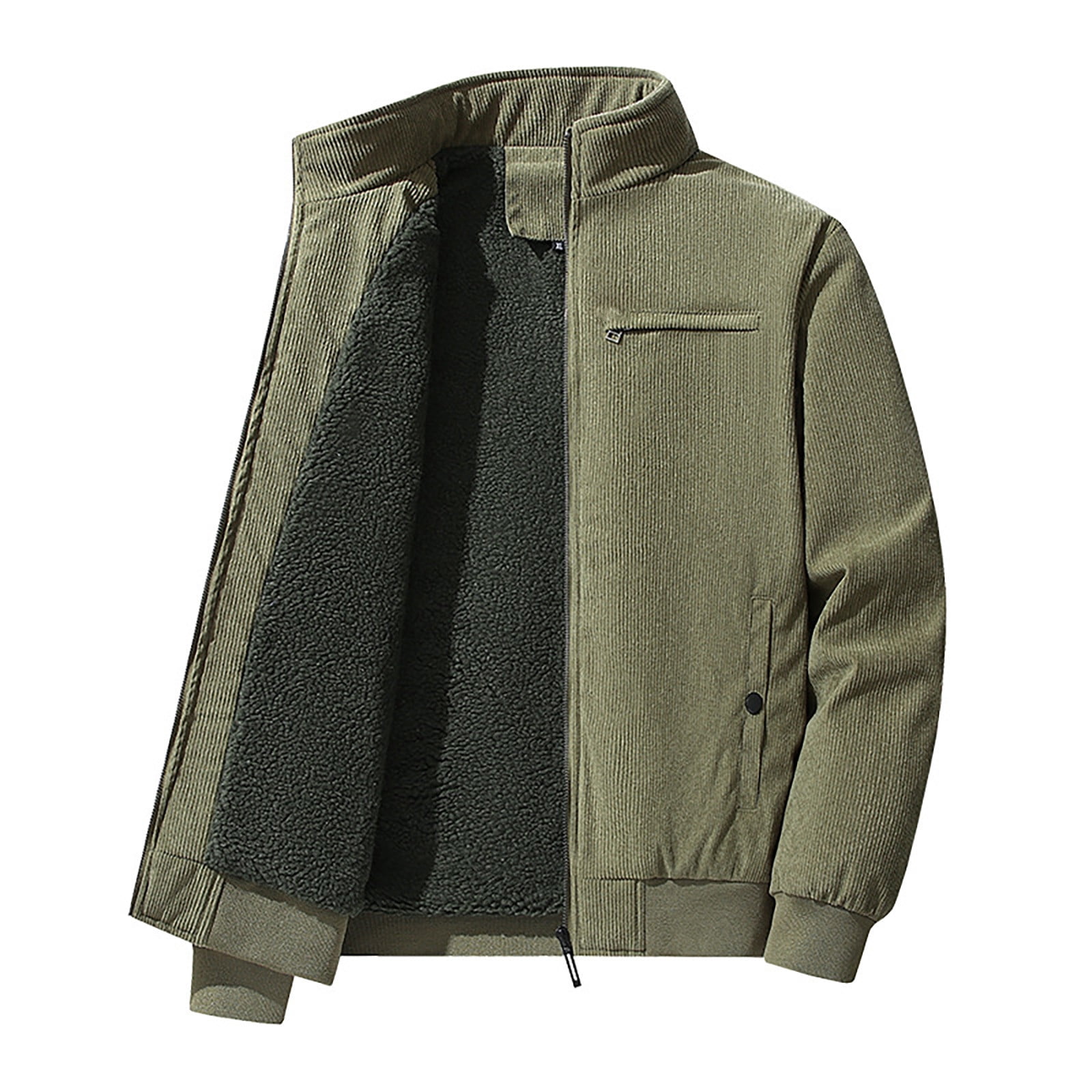 HOMADLES Windbreaker Jackets for Men, Mens Full Zipper Jacket Long ...