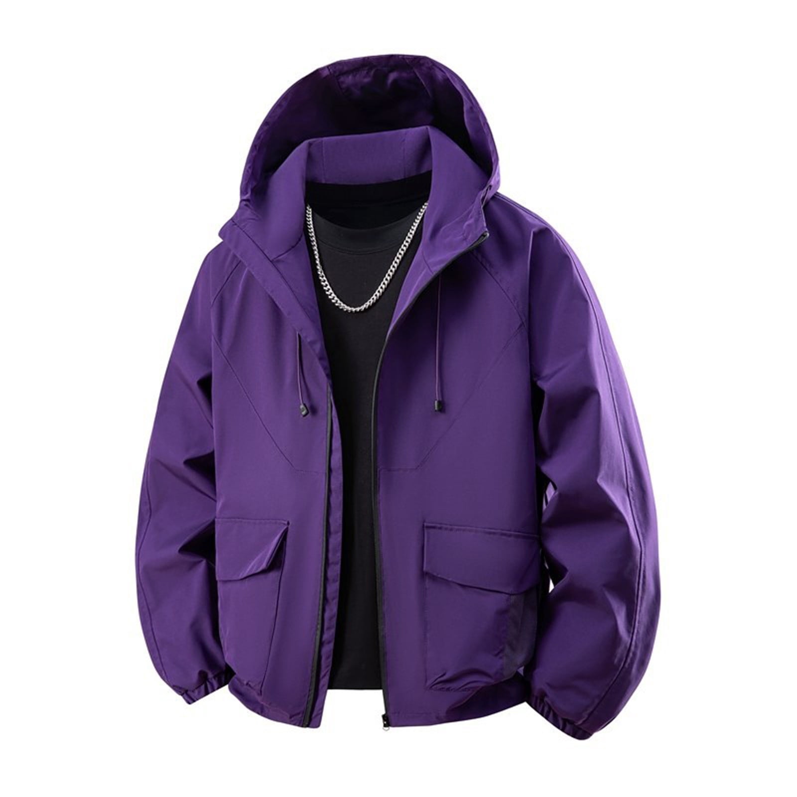 HOMADLES Windbreaker Jackets for Men Waterproof Warm Outdoor Hiking ...