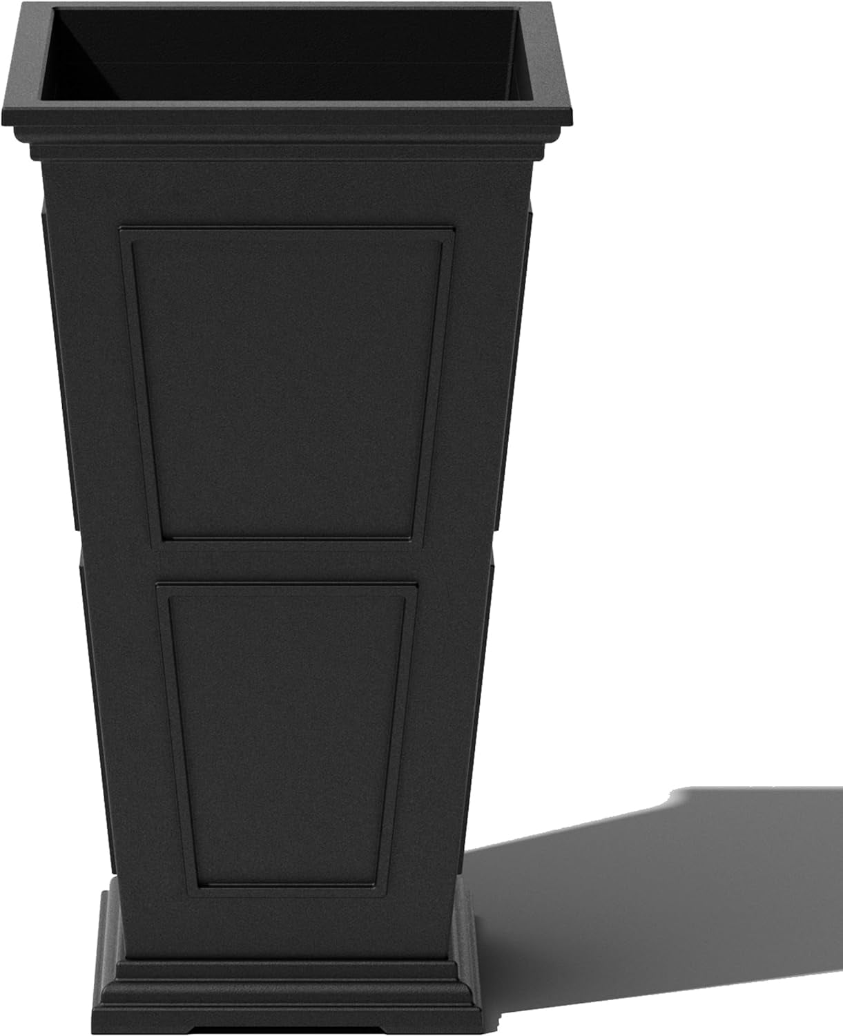 HOMAKE-PRO Fairmont Tall Plastic Planter - Large Outdoor Planter for ...