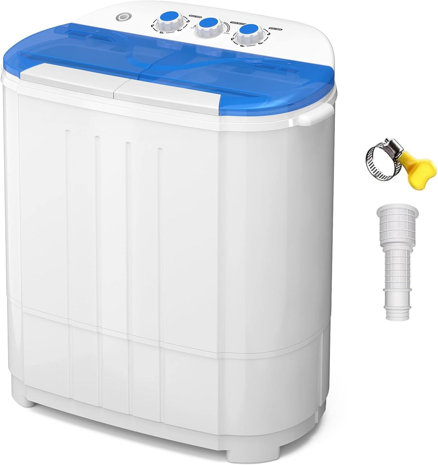 HOMAKE-PRO Portable Washing Machine, Twin Tub Washing Machine Laundry ...