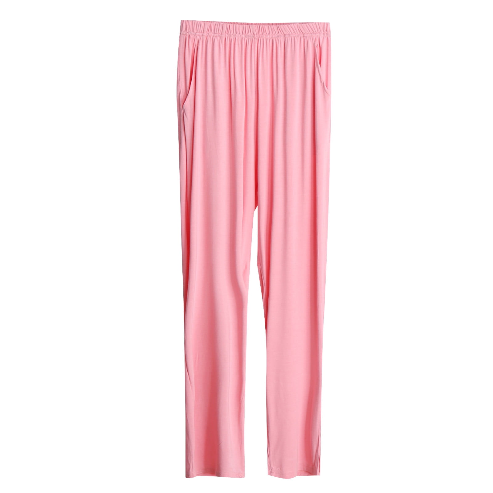 HOMBOM Satin Pajamas For Women Plus Size Pink Lounge Sleepwear Pajama ...