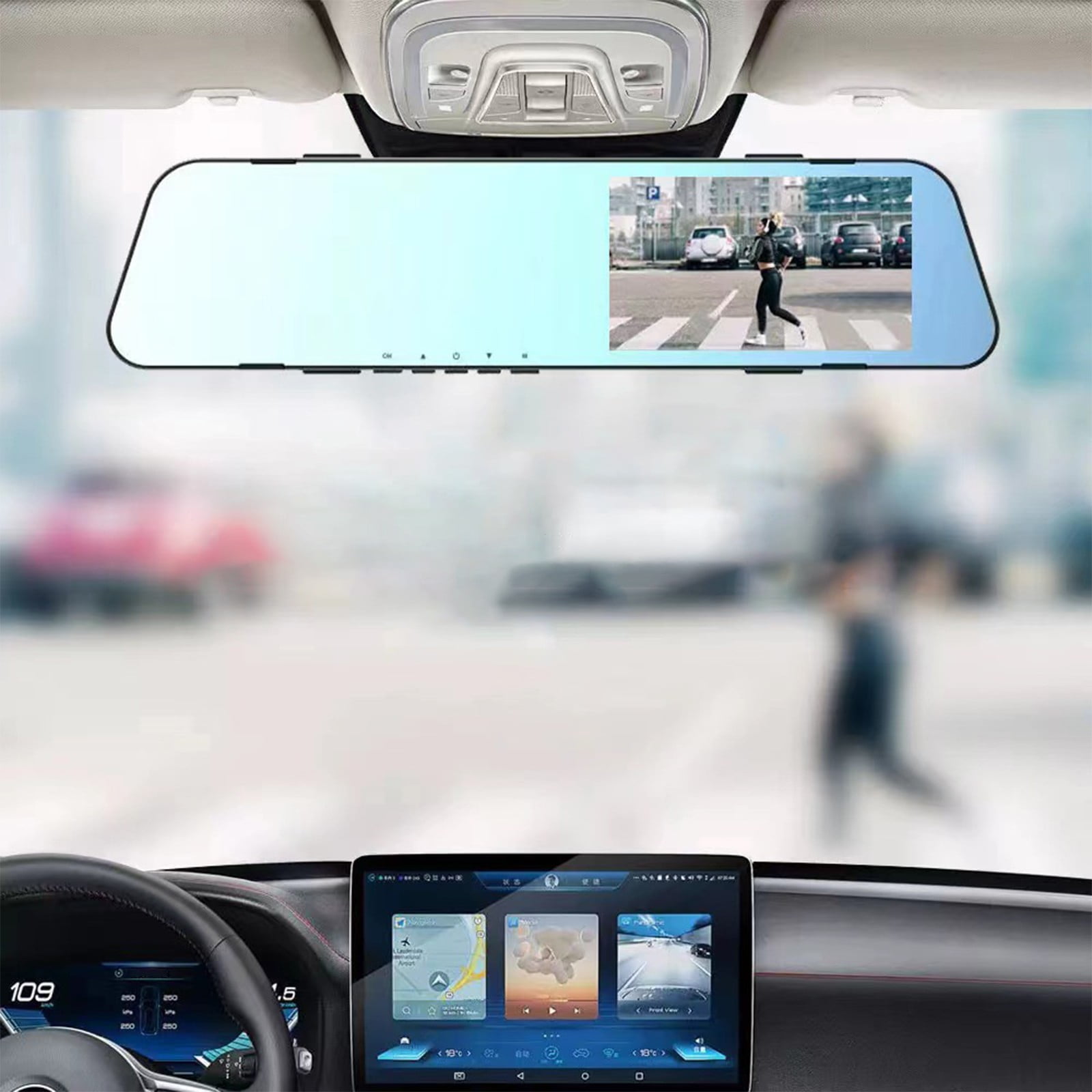 HOMBOTI Dash Camera for Cars 3.5-inch Screen 140-degree Wide-angle ...
