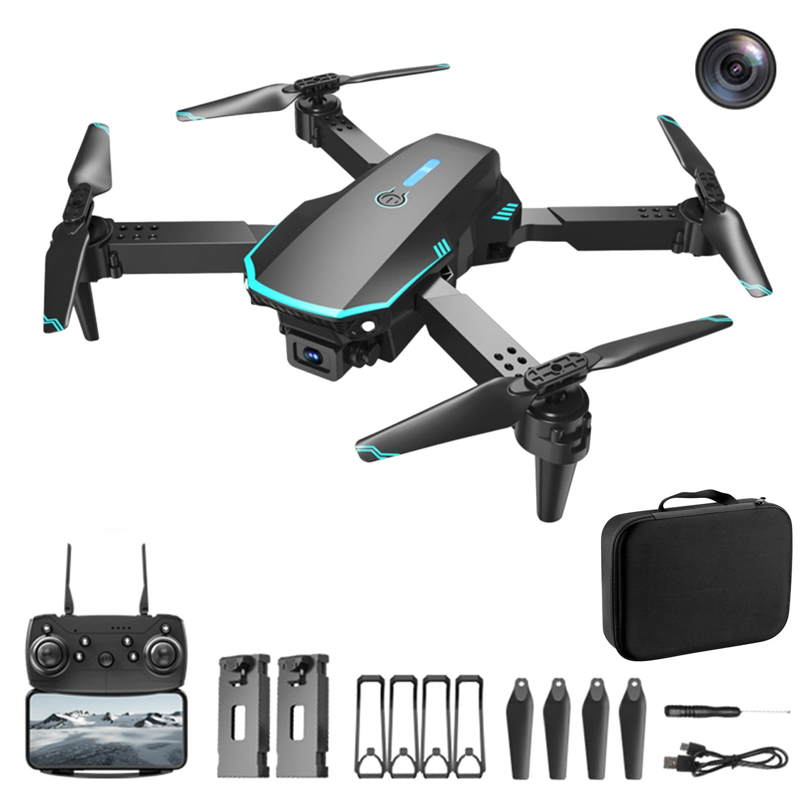 HOMBOTI Drones with Camera Brushless Motor Drones With Cameras Wind ...