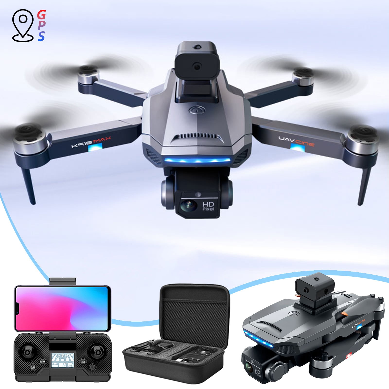 HOMBOTI Drones with Camera GPS Drone With 4K Camera 5G Transmission For ...