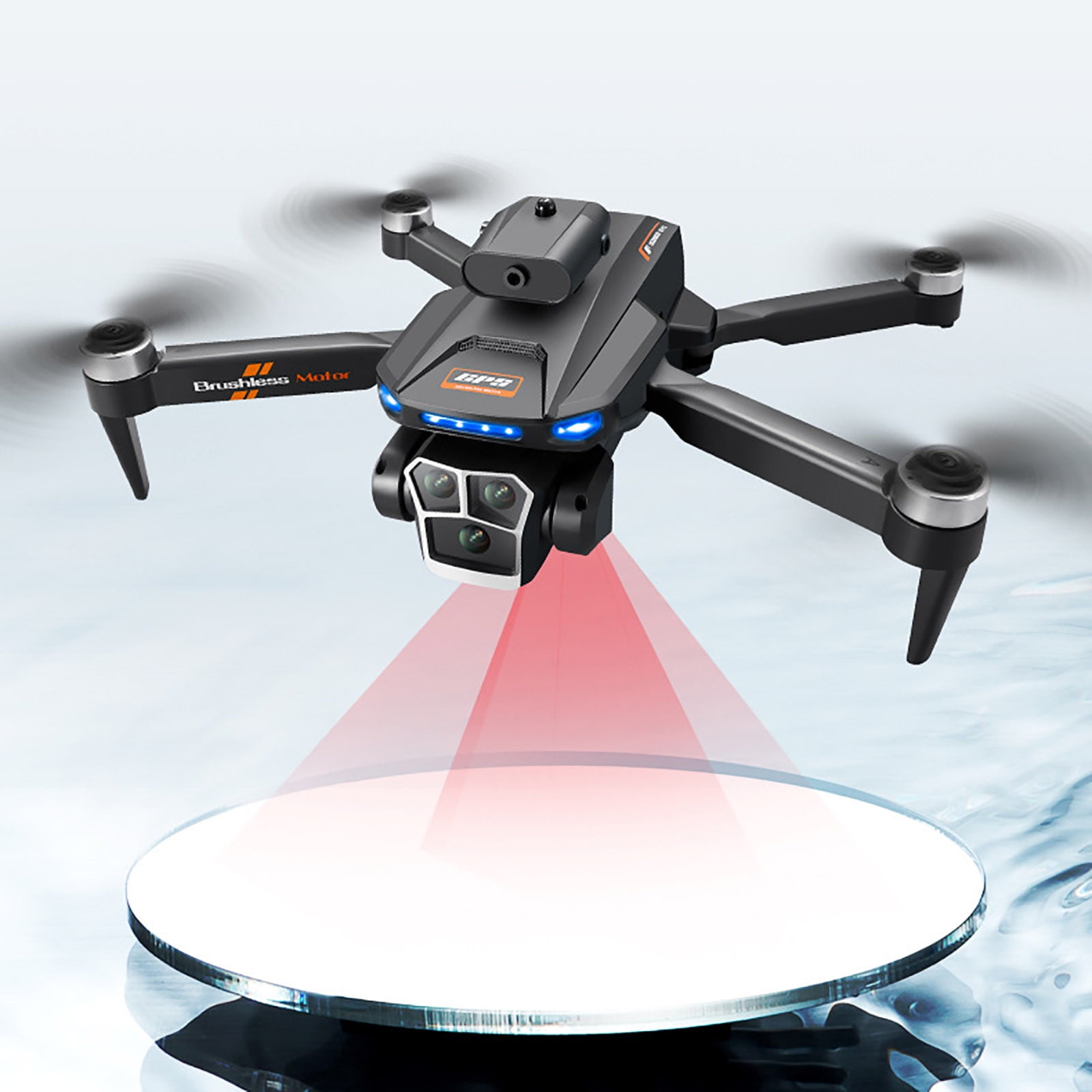 HOMBOTI Drones Clearance Brushless GPS Return Folding Drone Quadcopter ...