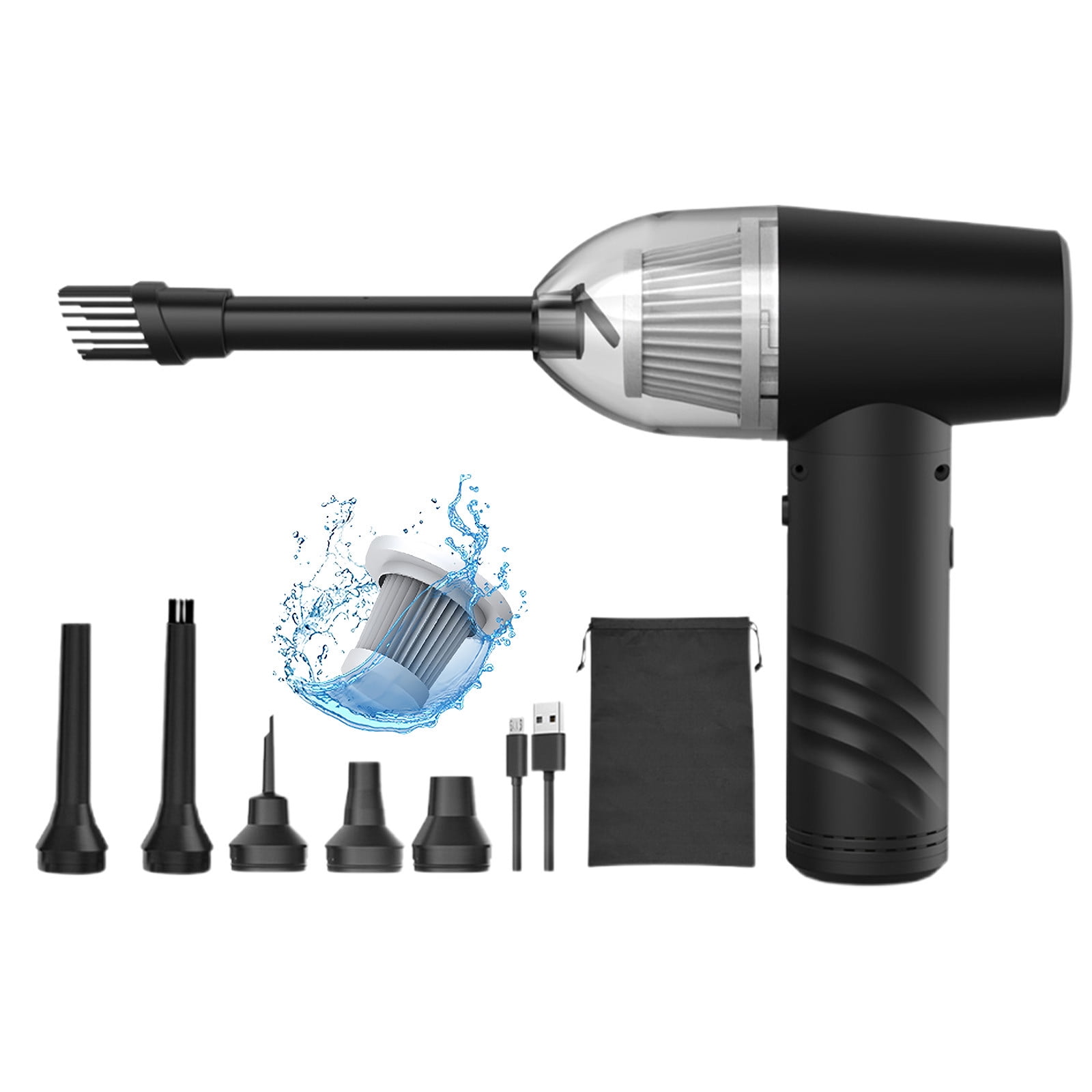 HOMBOTI Handheld Vacuum Cleaner,Car Mounted Small Vacuum Cleaner Large ...