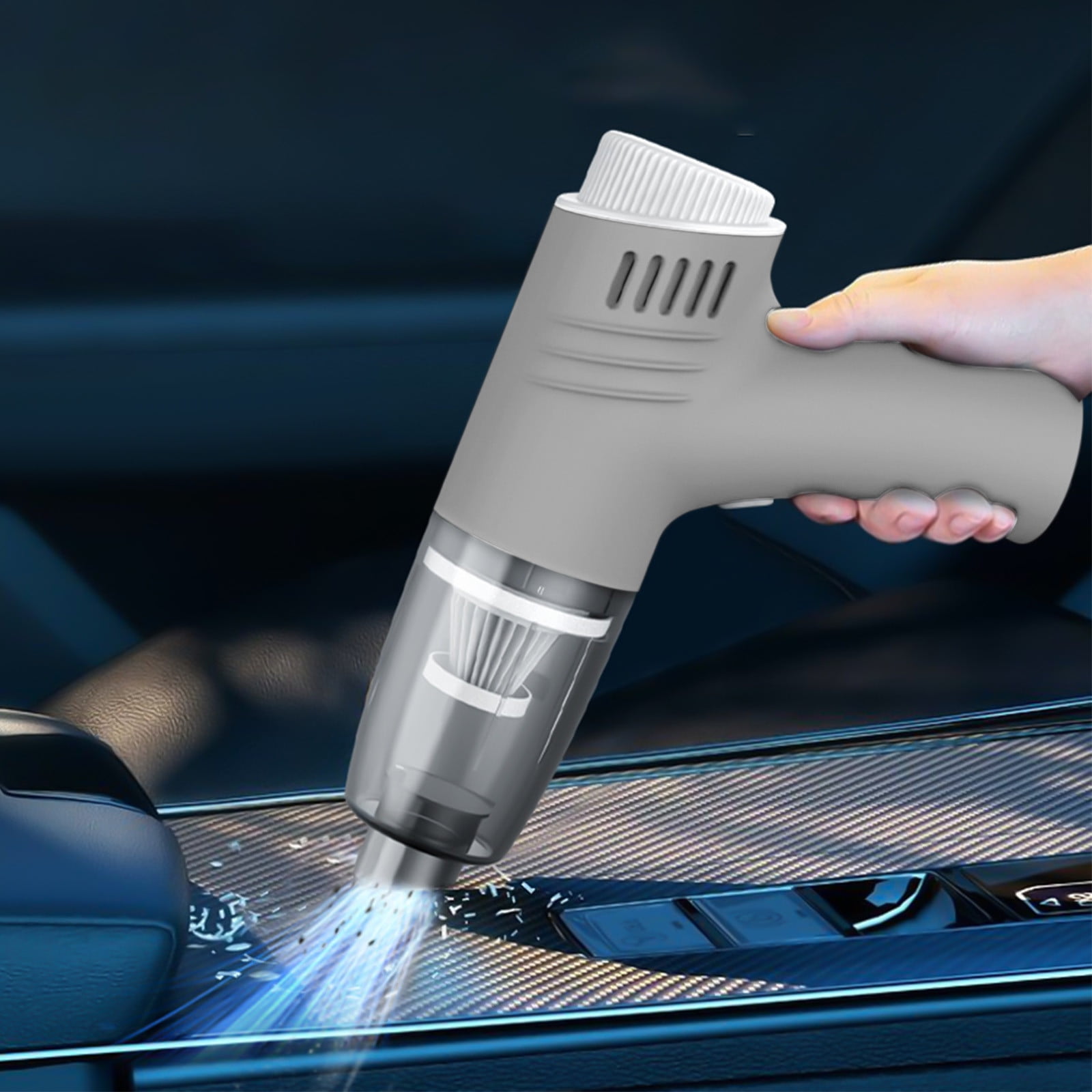 HOMBOTI Handheld Vacuum Cordless,4000PA Suction Portable Car Vacuum ...