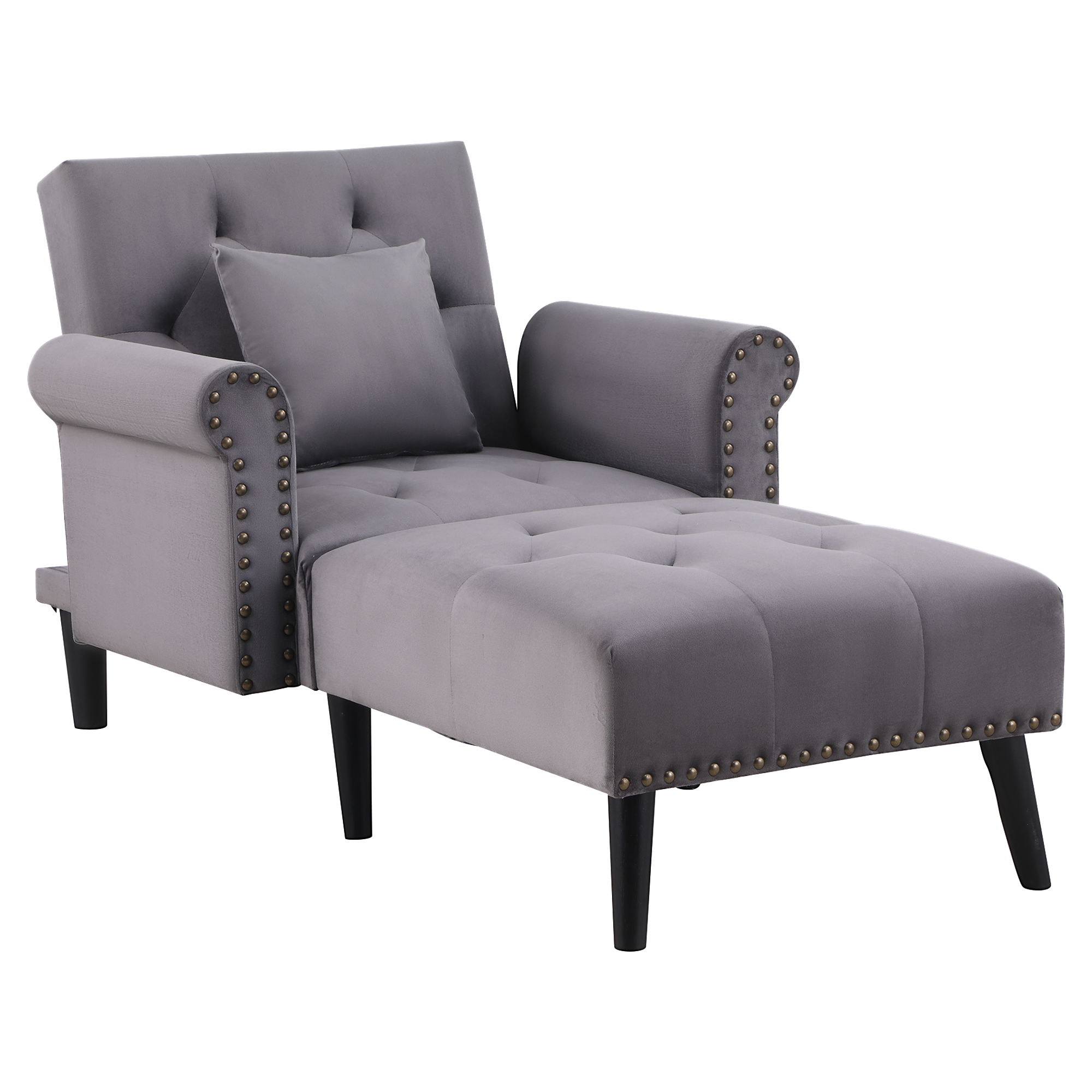 Roll Arm Chaise Lounge