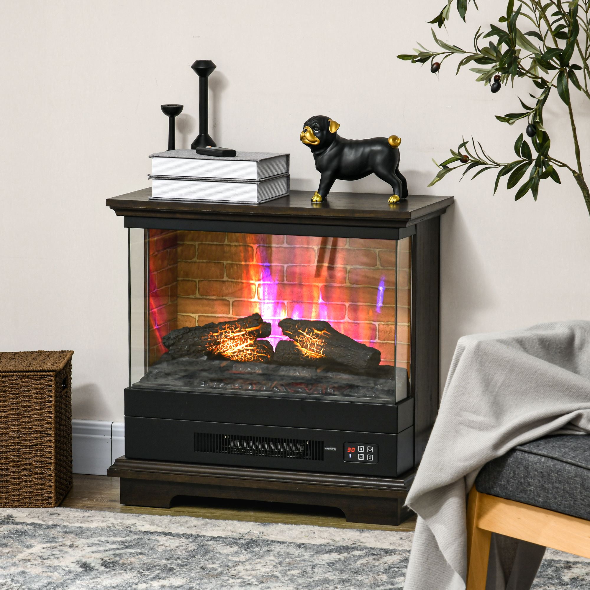 Customer reviews for HOMCOM 26" Electric Fireplace Stove, 1400W ...