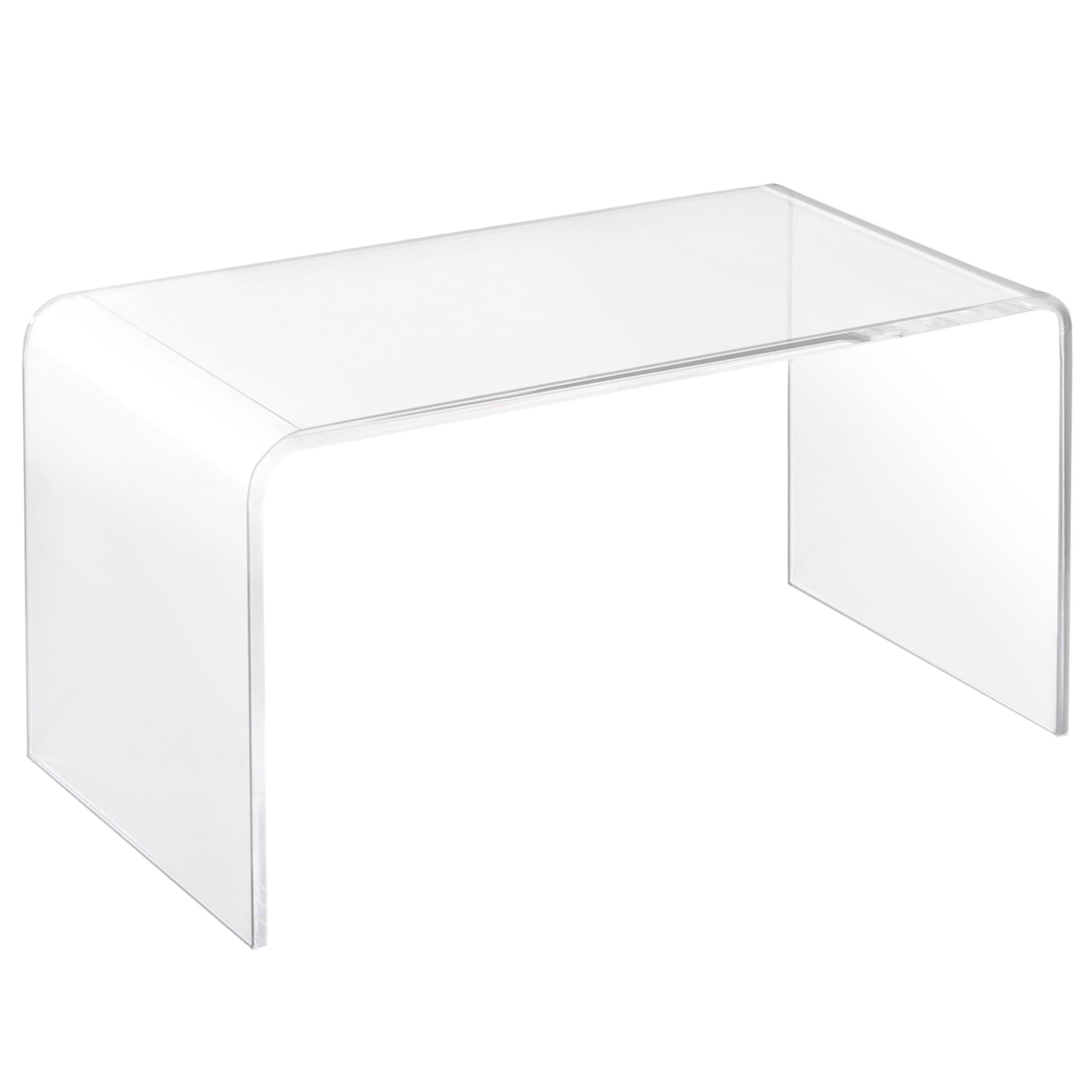 HOMCOM, Rectangle Acrylic Coffee Table, 32" Long, Clear - Walmart.com