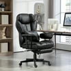 HOMCOM High Back Executive Desk Chair with 6 Point Vibrating Massage ...
