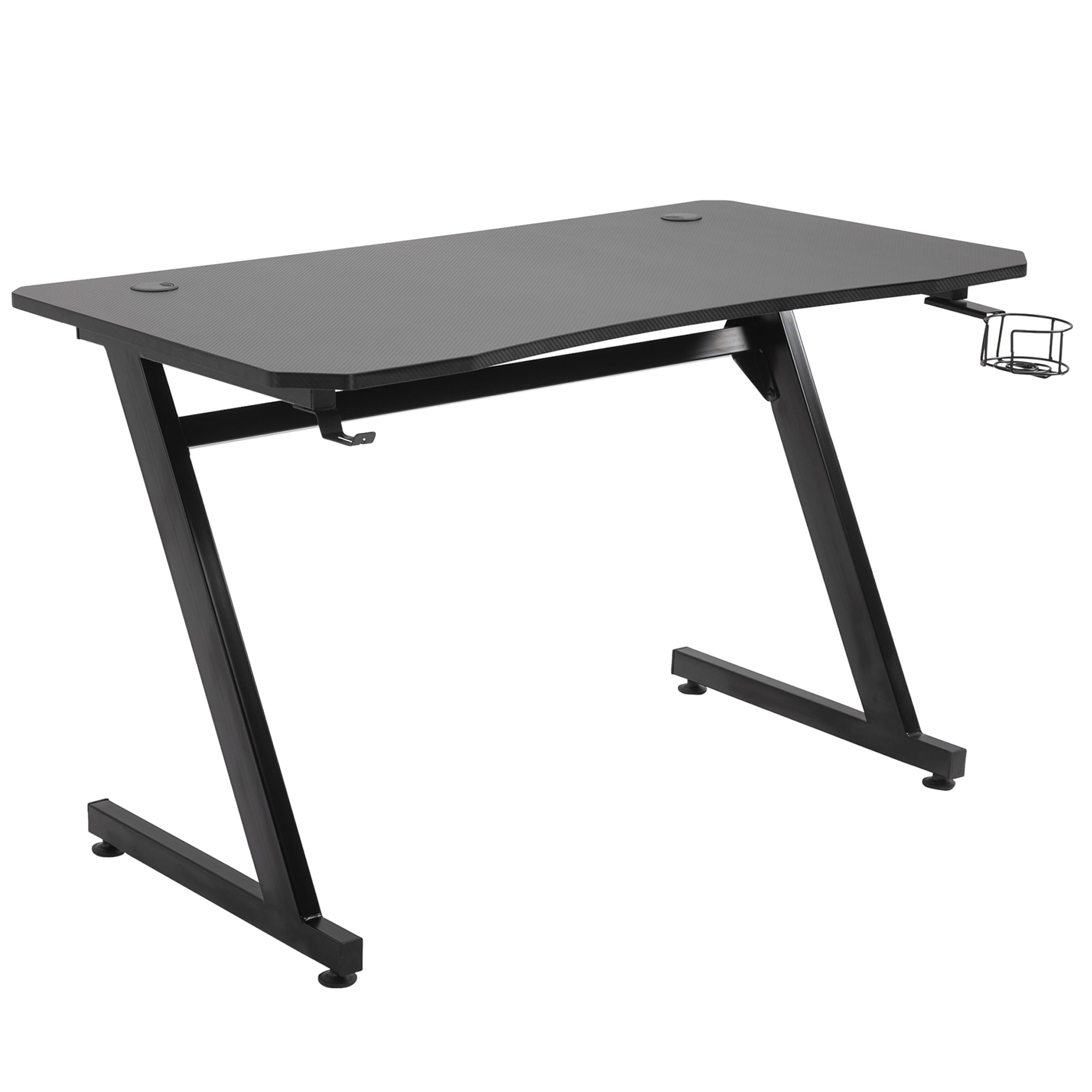 HomCom 47.25" Gaming Desk Computer Home Office Gamer Table Workstation ...