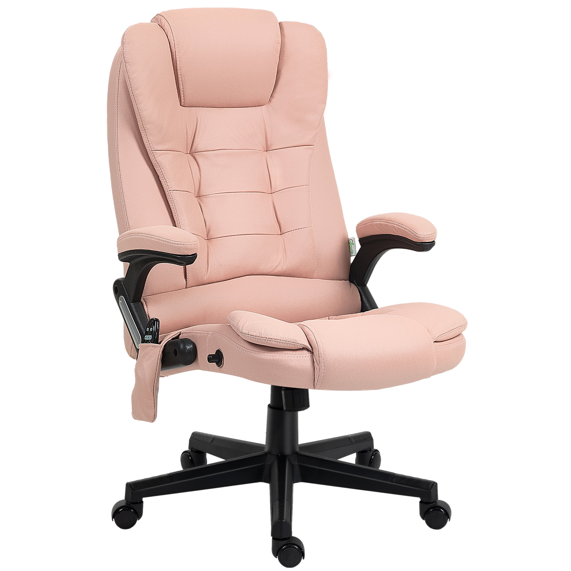 HOMCOM 6 Point Vibrating Massage Office Chair with Lumbar Heat ...