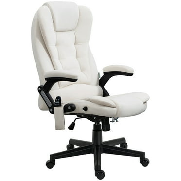 HOMCOM 6 Point Vibrating Massage Office Chair with Lumbar Heat ...