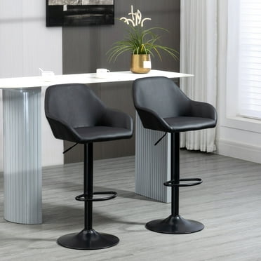 Free Shipping! Yaheetech Height Adjustable Upholstered Bar Stools with ...