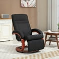 HOMCOM Reclinable Adult's Swivel Recliner Chair with Adjustable ...