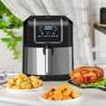HOMCOM Air Fryer, 1700W 6.9 Quart Air Fryers Oven with Digital Display ...